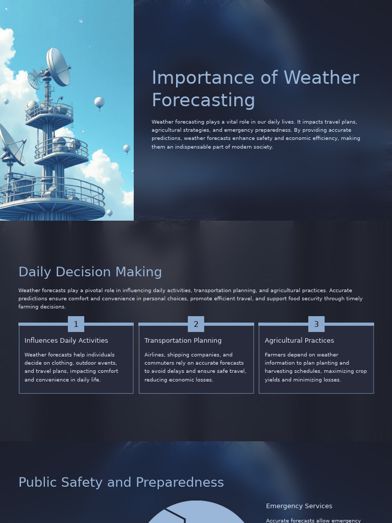 Importance of Weather Forecasting | PDF | Weather Forecasting | Weather
