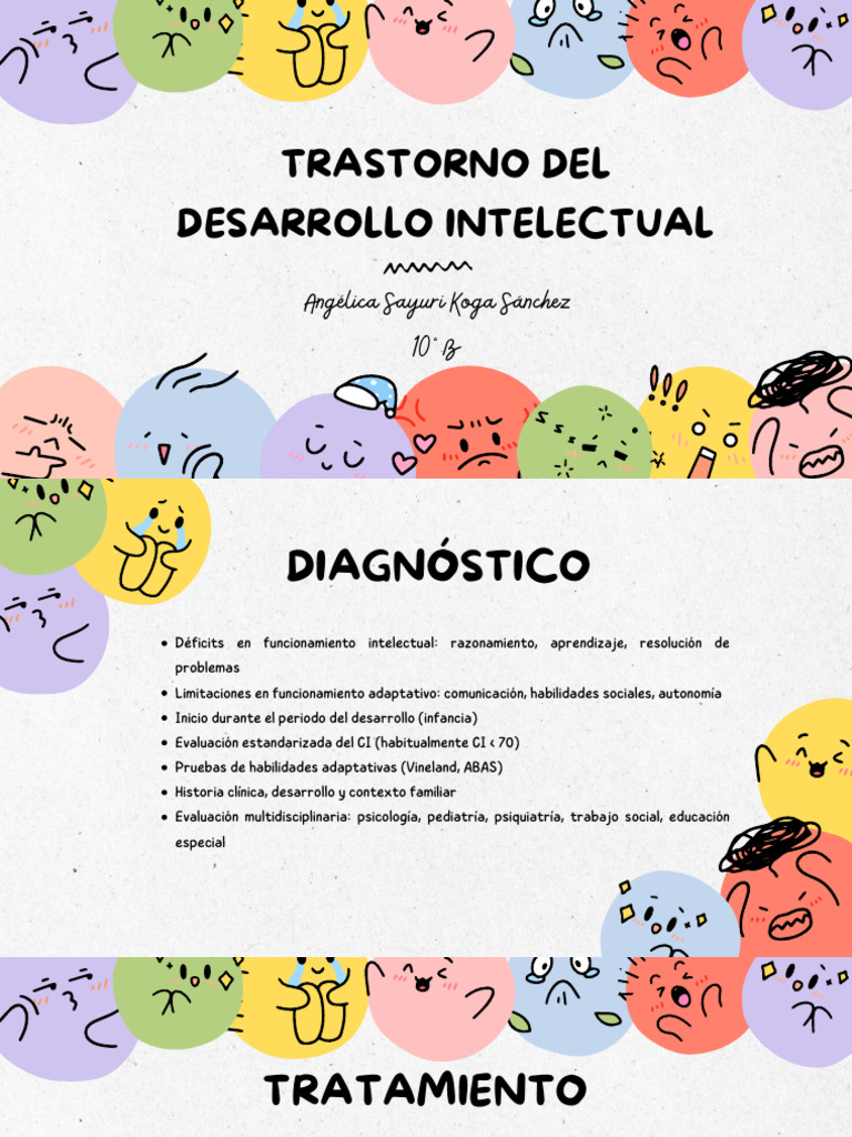 Trastorno Del Desarrollo Intelectual Sayuri | PDF