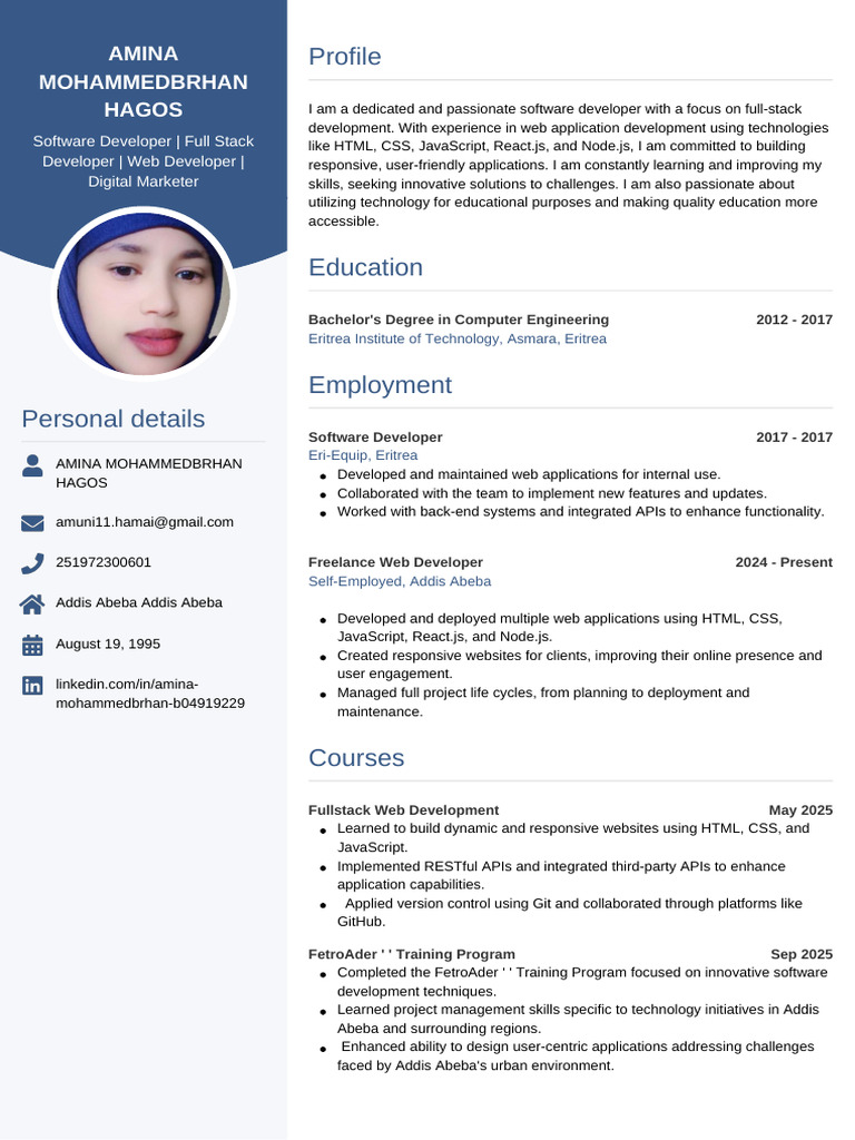 Amina.MB CV.pdf 10_18_2025 1_16_17 AM | PDF | Digital Marketing | Java ...