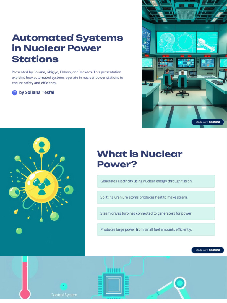 Automated Systems in Nuclear Power Stations | PDF