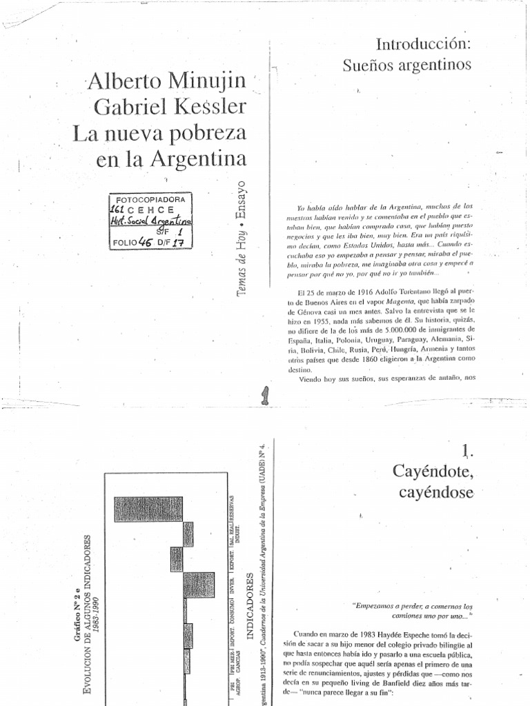 Cayéndose, Cayéndose - Minujin y Kessler | PDF