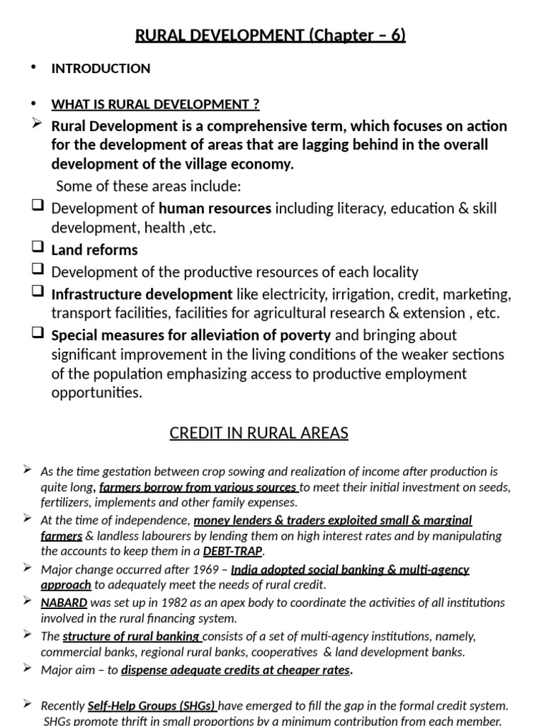 Rural Development | PDF | Agriculture | Organic Farming