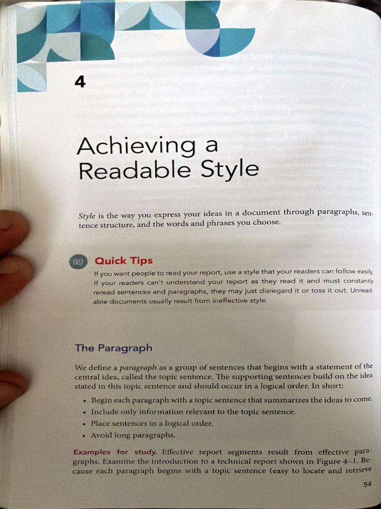 Chapter 4 in Text For English 220 | PDF