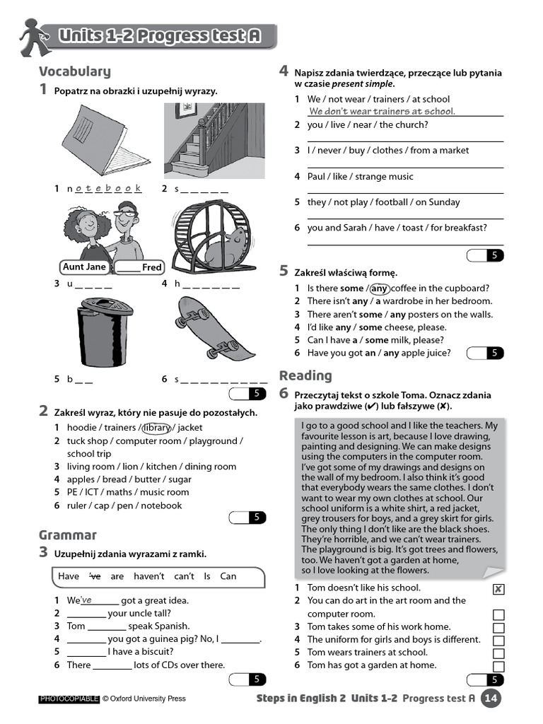 tests_units1_2 | PDF | Clothing