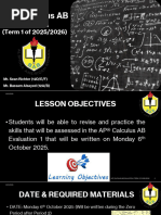 AP Calculus AB May 2026 Exam Structure | PDF