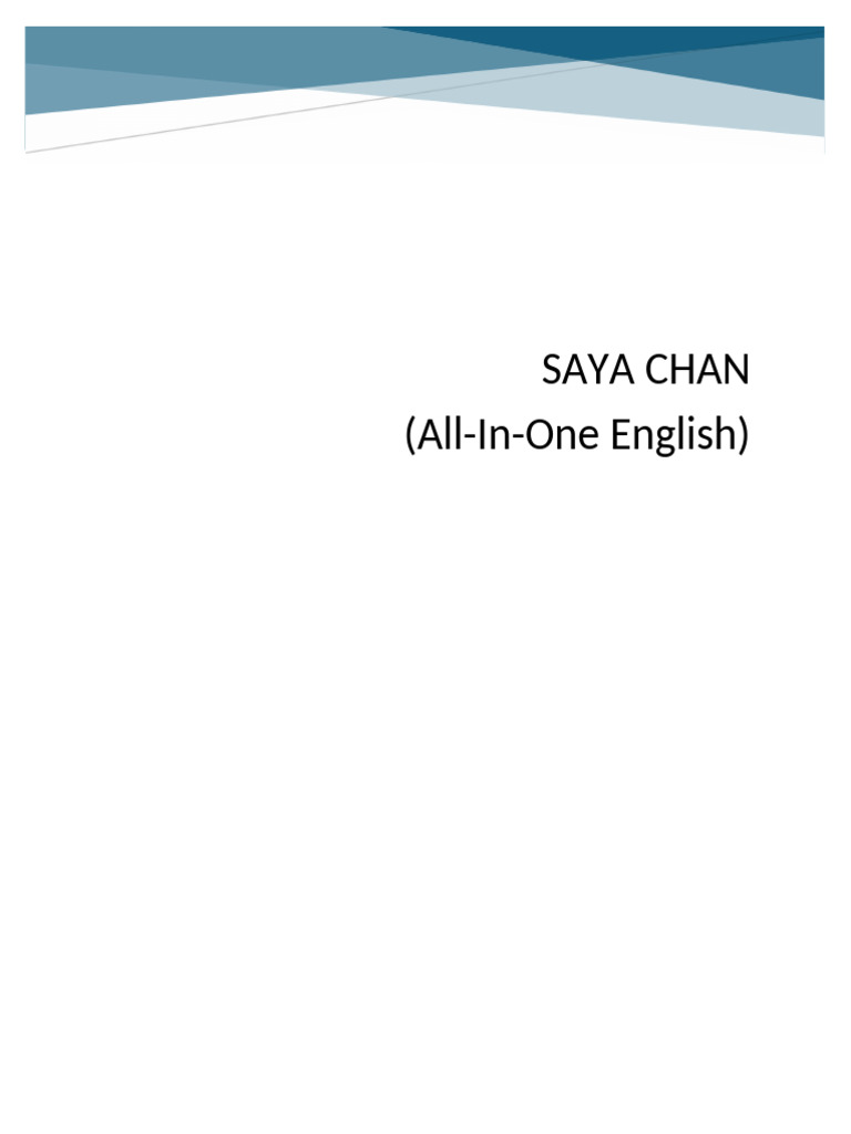 My Eng Assignment Book Completed | PDF