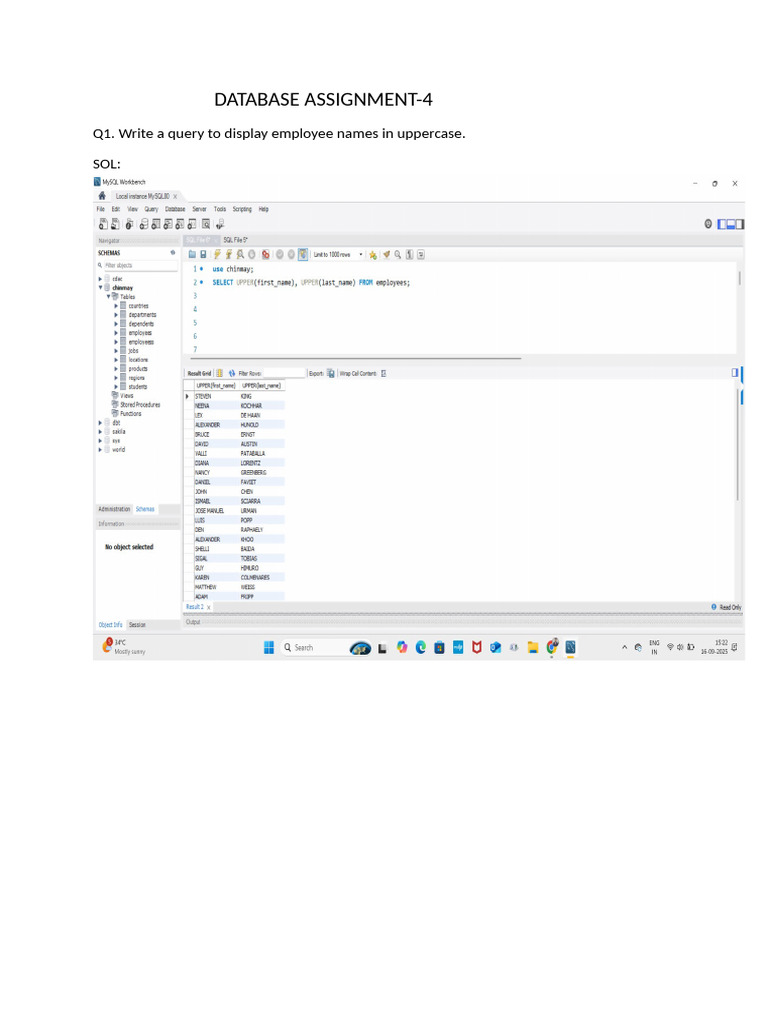 Database Assignment 4 | PDF
