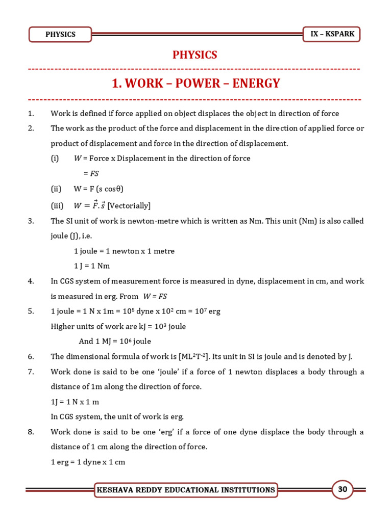 Converting Erg to Dyne in Physics | PDF | Collision | Potential Energy