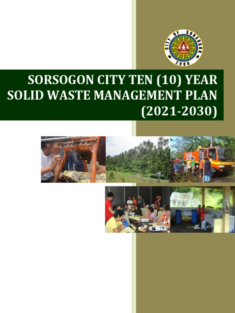 Sorsogon City SWMP 2021 2030 | PDF | Waste Management | Waste