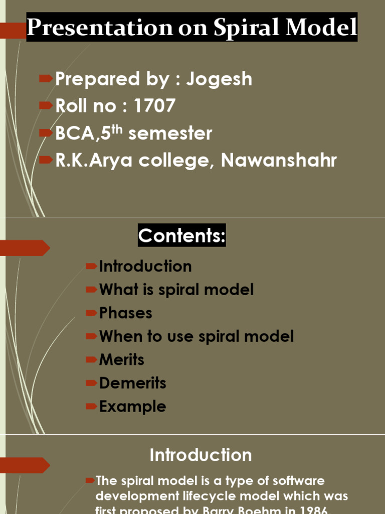 Spiral Model | PDF | Prototype | Software Prototyping