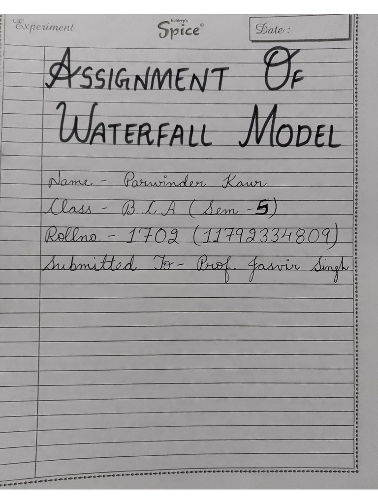 Waterfall Model | PDF