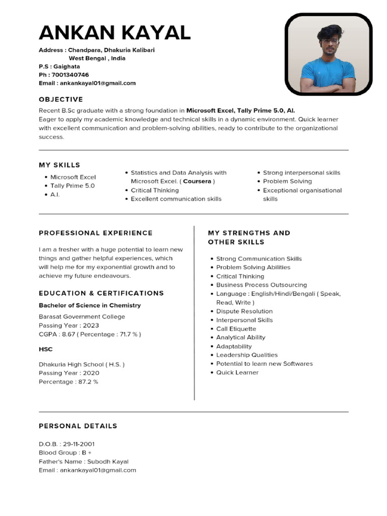 CV 02 Ankan | PDF