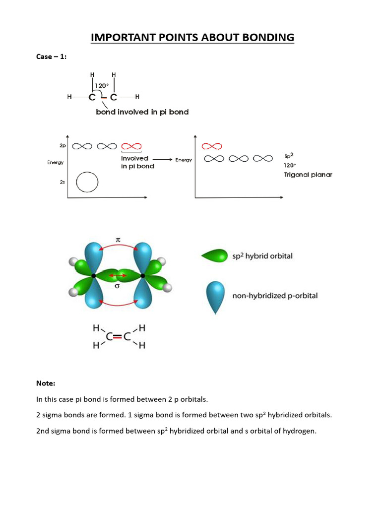 IMPORTANT POINTS ABOUT BONDING | PDF | Chemical Bond | Chemical Polarity