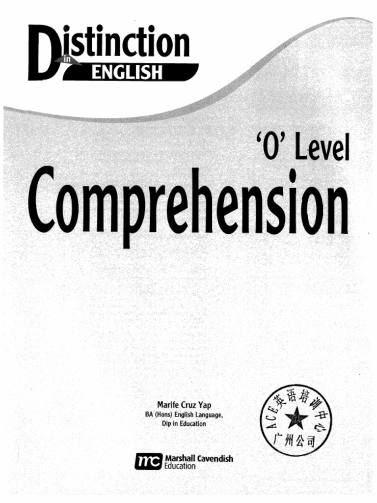 ( O'Level) Comprehension | PDF