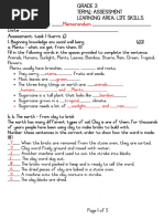 Grade 2 English Home Language Term 3 ATP | PDF | Phonics | Syllable
