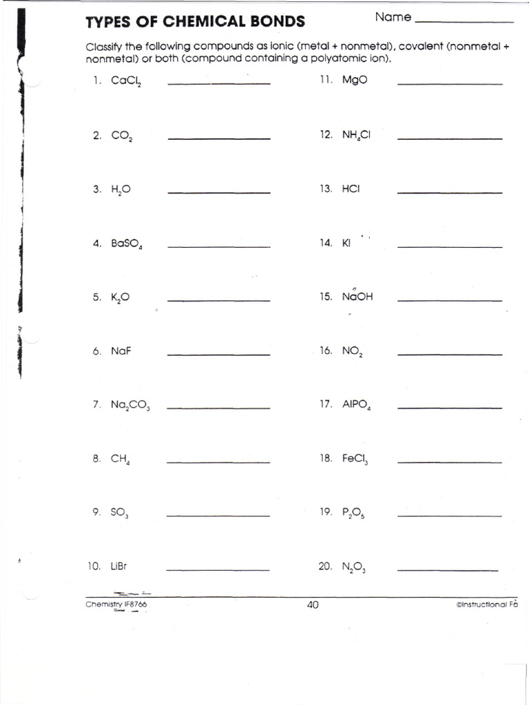 Test 8 Handouts | PDF | Chemical Polarity | Chemical Bond