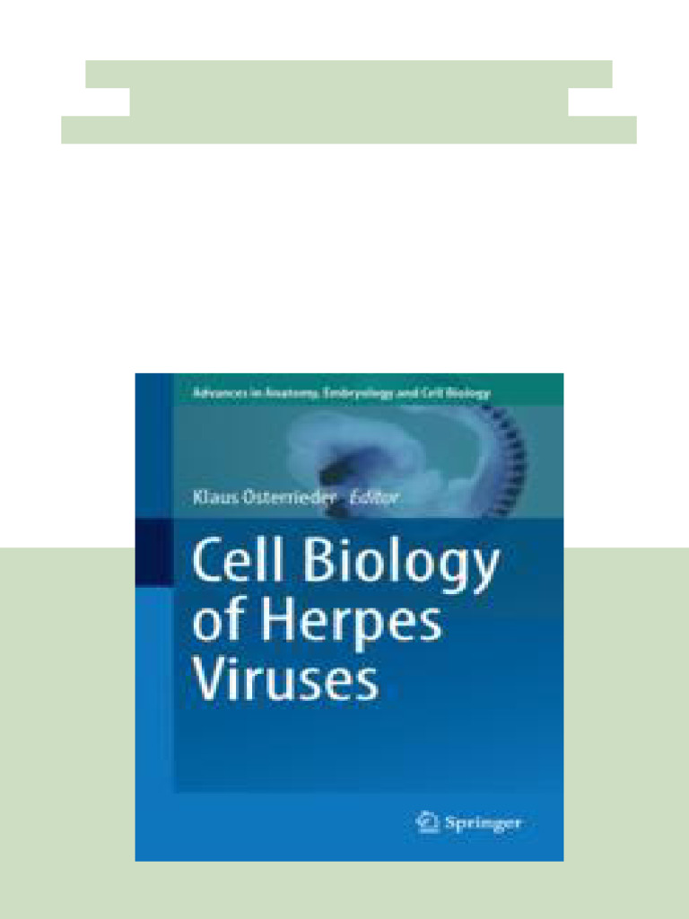 (Ebook) Cell Biology of Herpes Viruses by Klaus Osterrieder, (eds ...