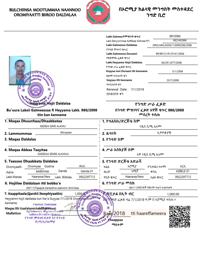 Gadisaa Simee | PDF