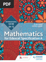 Edexcel GCSE Maths Foundation Checklist | PDF | Area | Ratio