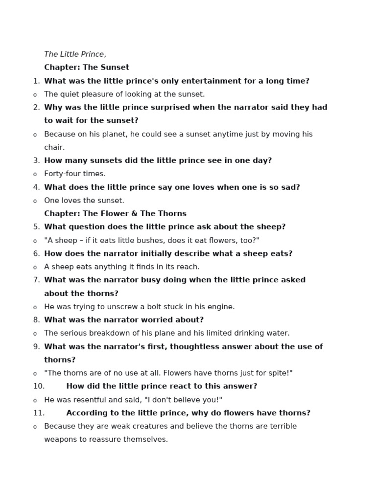 The Little Prince | PDF | The Little Prince | Love