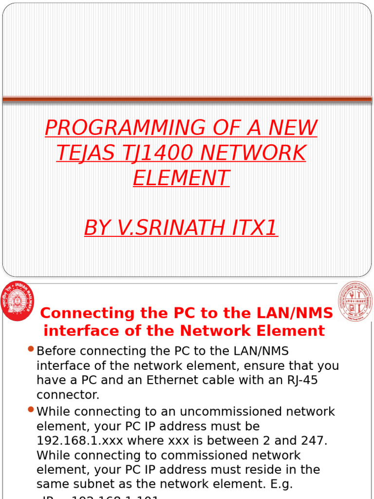 Tejas 1400 Programming-1 | PDF | Computer Network | Ip Address