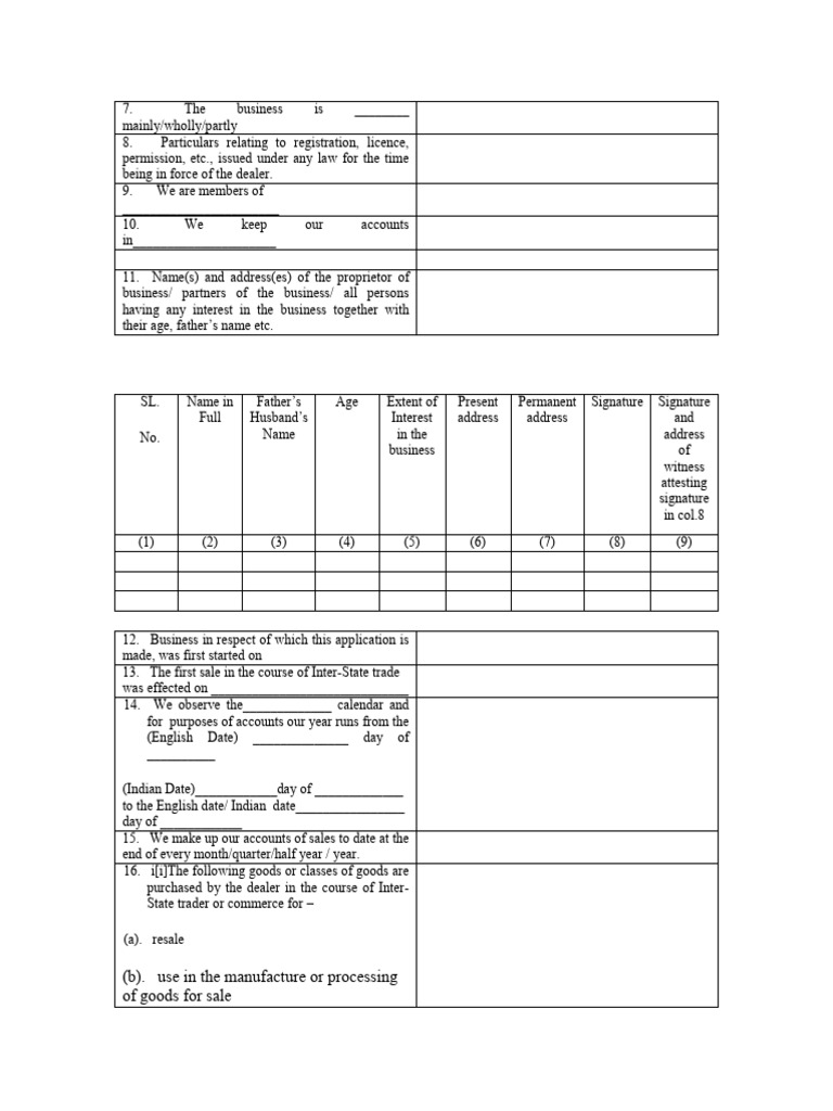 FORM CBC | PDF