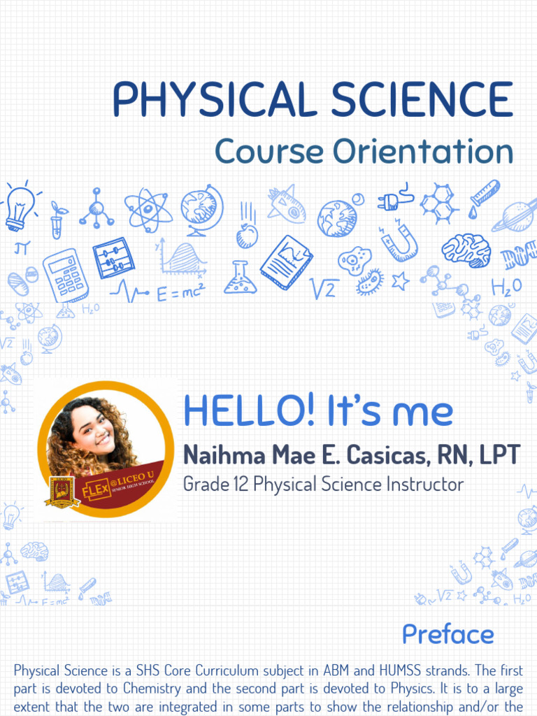 Grade 12 Physical Science Course Guide | PDF | Physics | Science