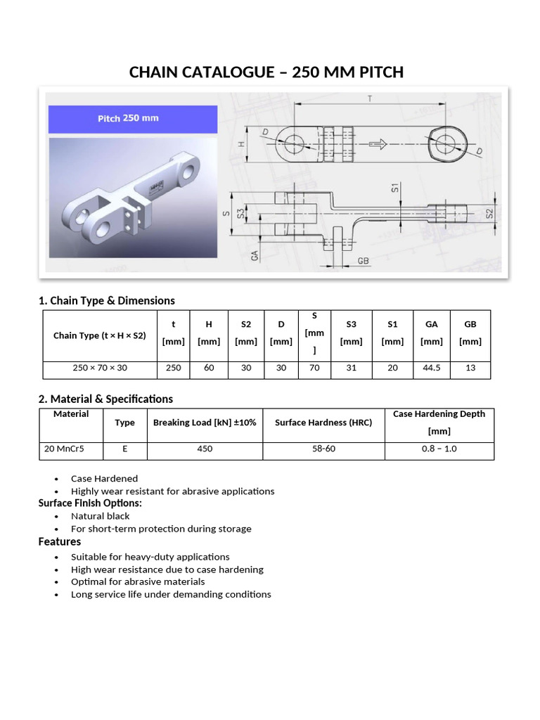Chain Catalogue | PDF