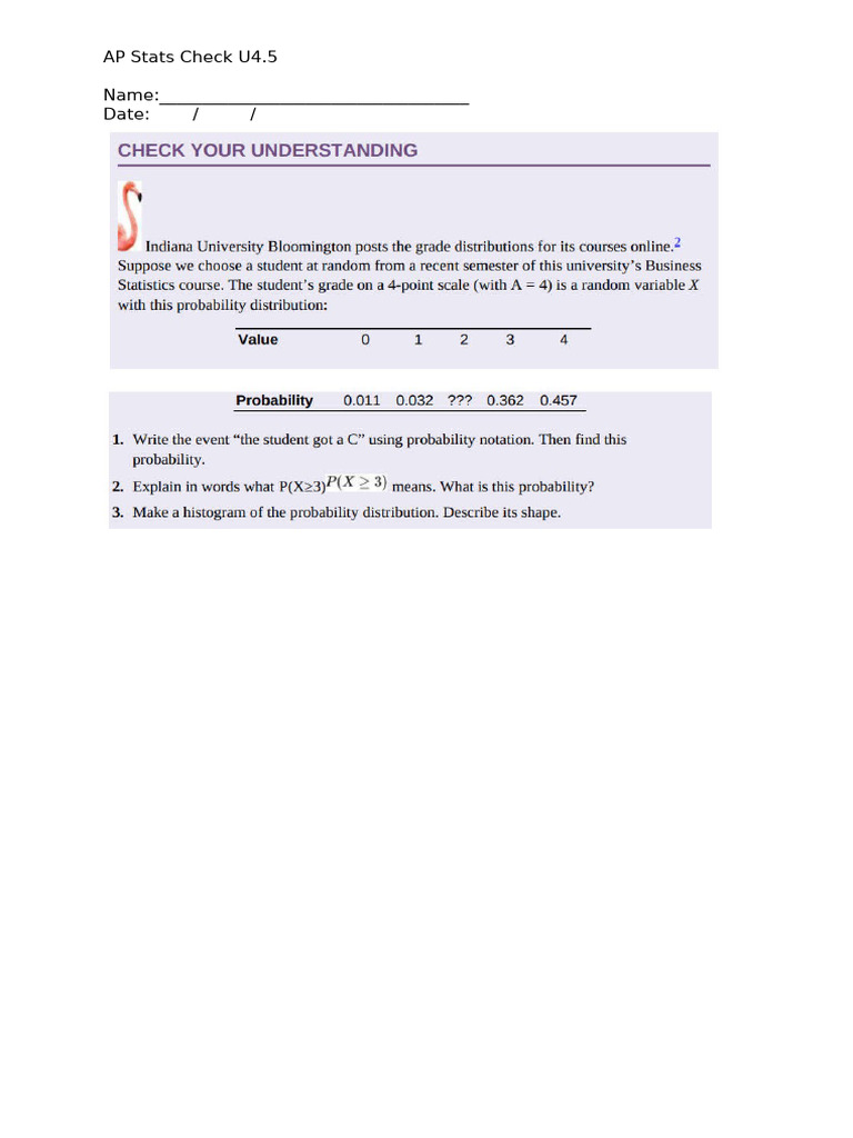 U4.5 Check Your Understanding | PDF