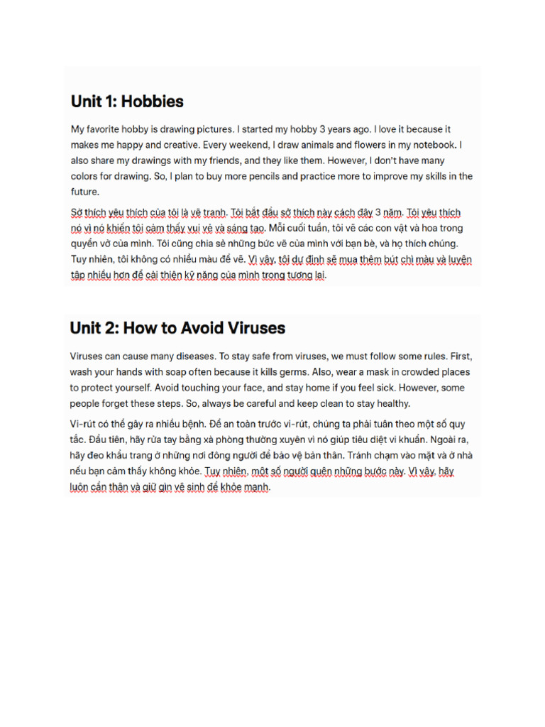 Writing Grade 7 | PDF