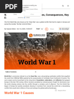 History of World War I: Causes & Key Figures | PDF | History