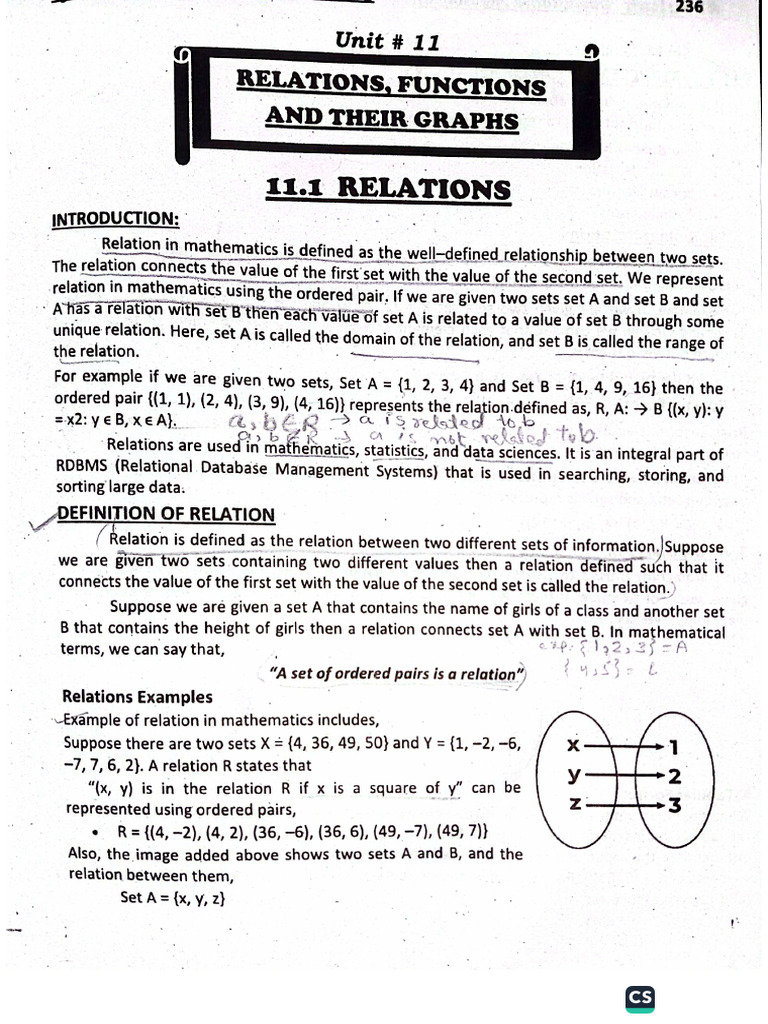 Relation and Types of Relation | PDF