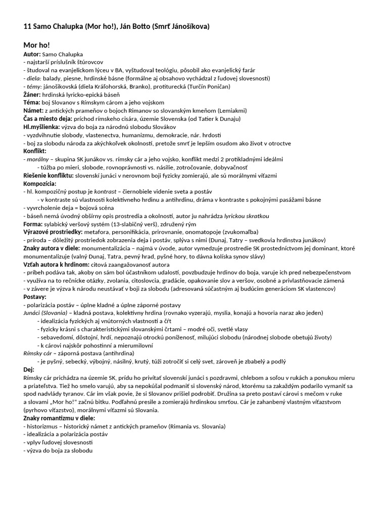 11 Mor Ho SMRŤ Jánošíkova | PDF