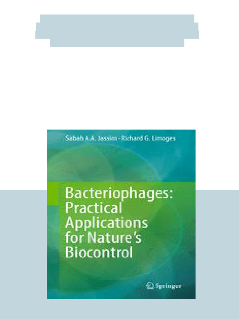 (Ebook) Bacteriophages: Practical Applications for Nature's Biocontrol by Sabah A.A. Jassim ...