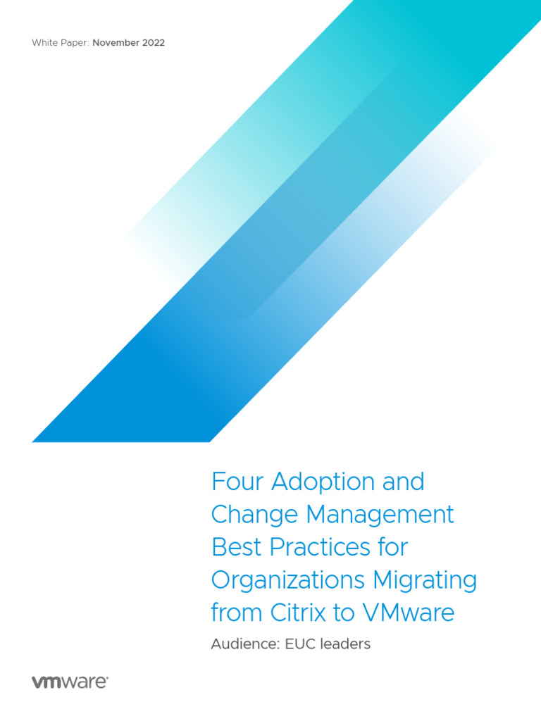 Four Adoption and Change Management Best Practices For Organizations ...