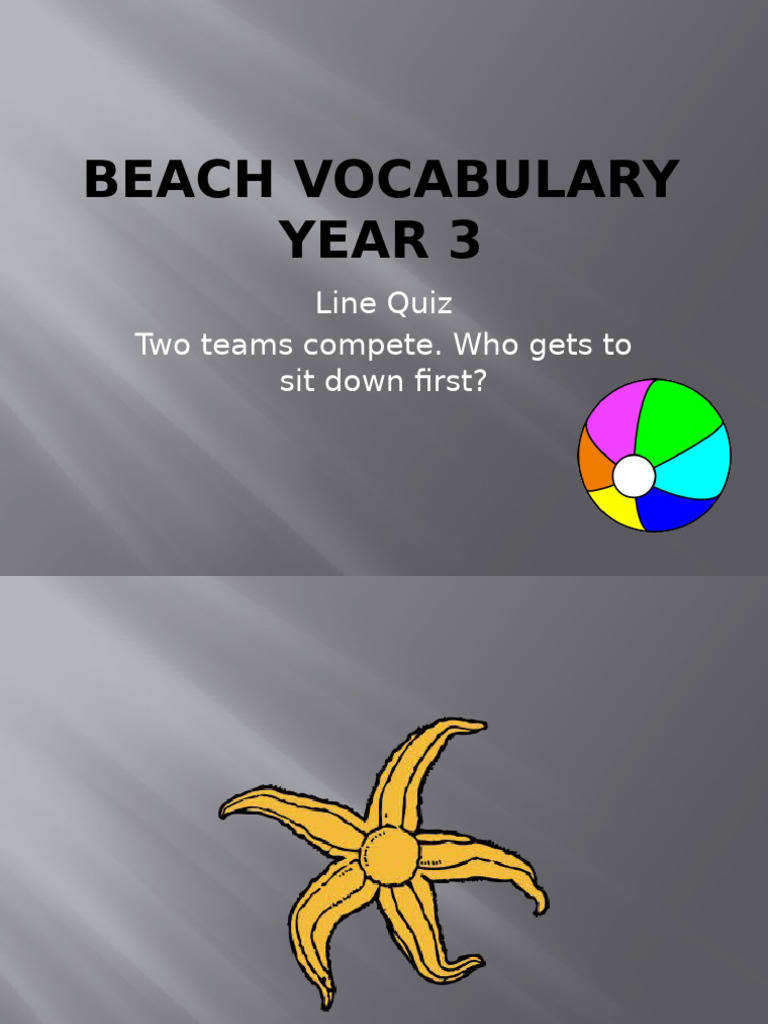 Beach Vocabulary Game Fun Activities Games Games Icebreakers Picture ...