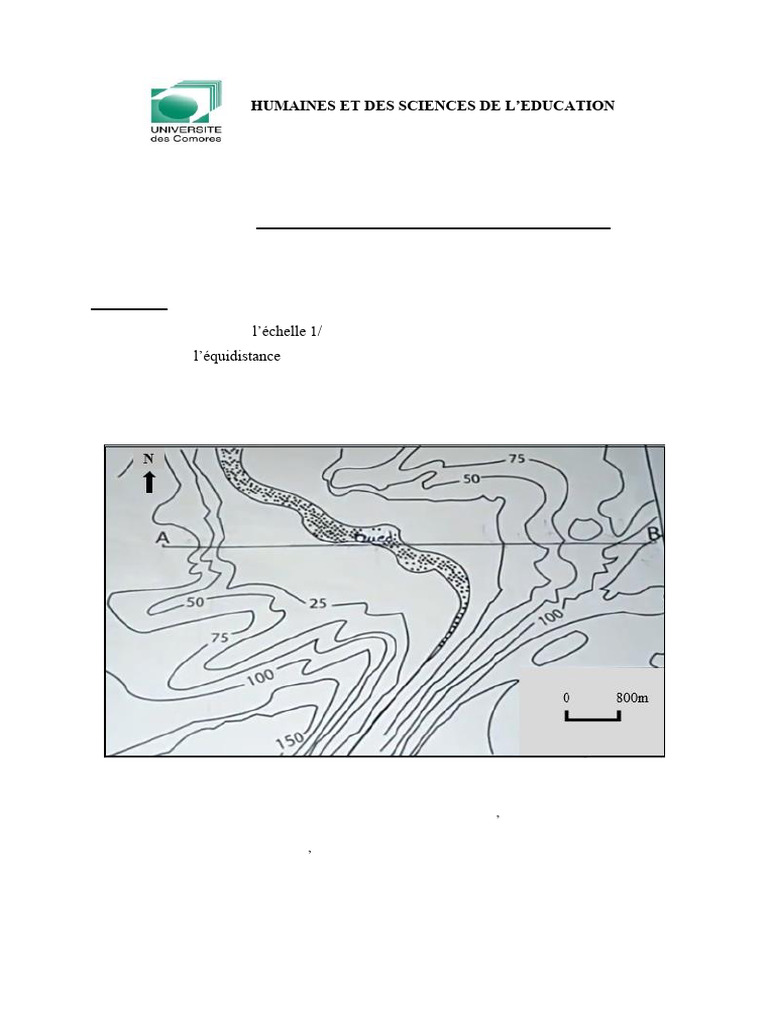 Lecture et Analyse de Cartes Topographiques | PDF