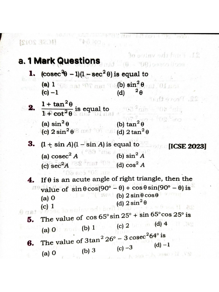 Class 9 Identity | PDF