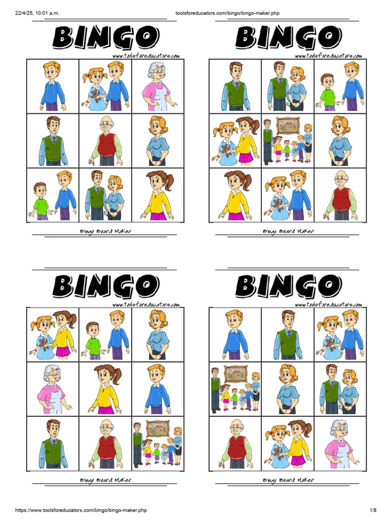 Bingo Family | PDF