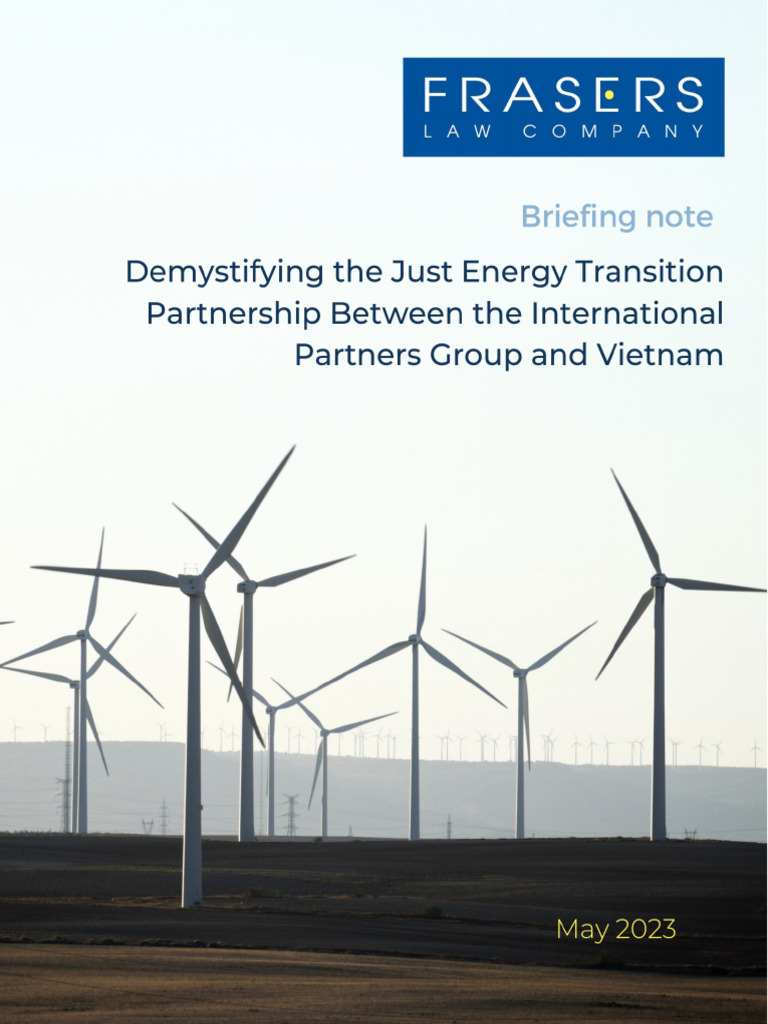 Energy Transition Partnership Between International Partners Group and ...