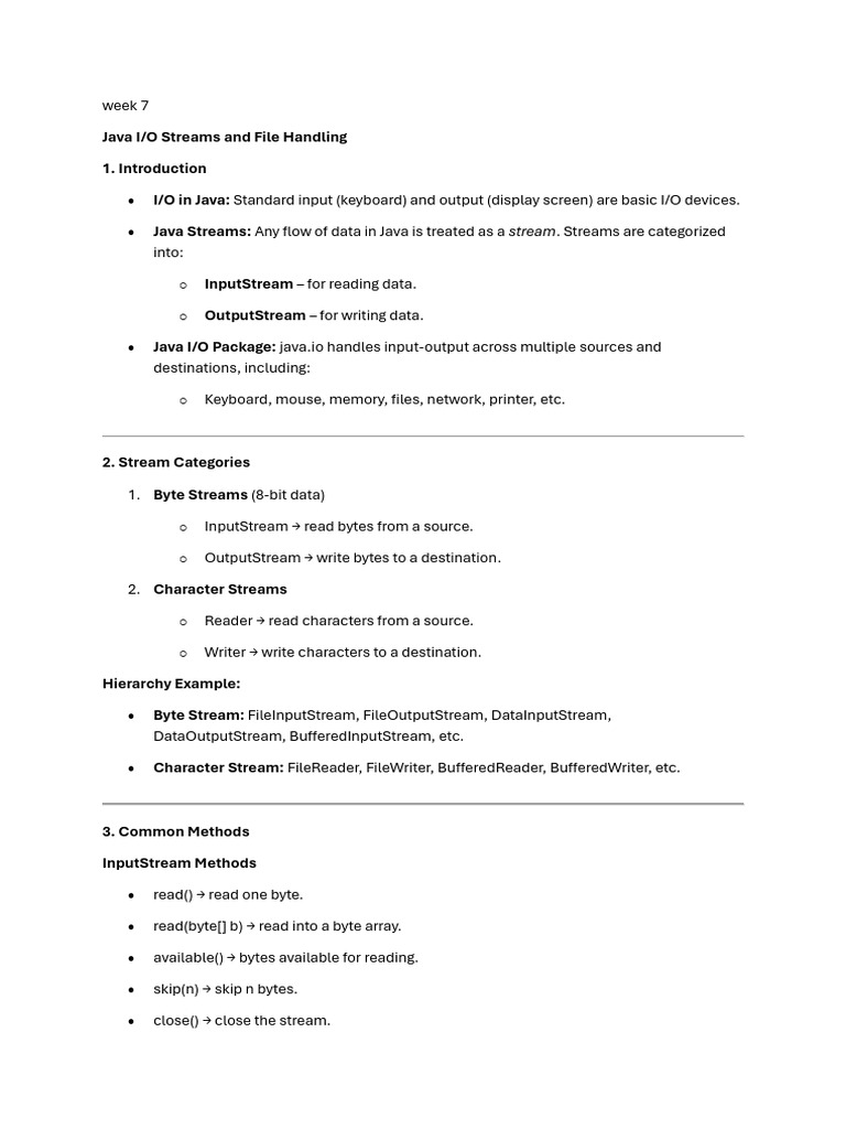 Week 7 | PDF | Html | Java (Programming Language)
