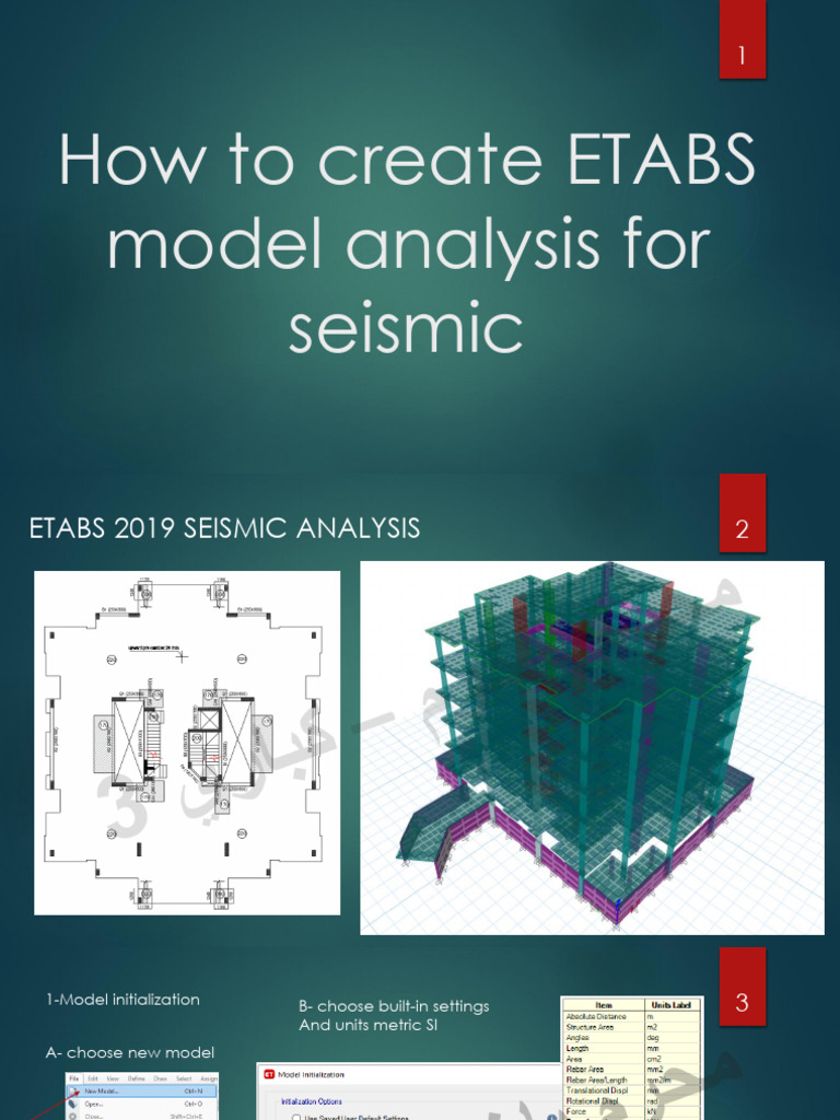 How To Create Etabs Model Step by Step PDF | PDF | Beam (Structure) | Force