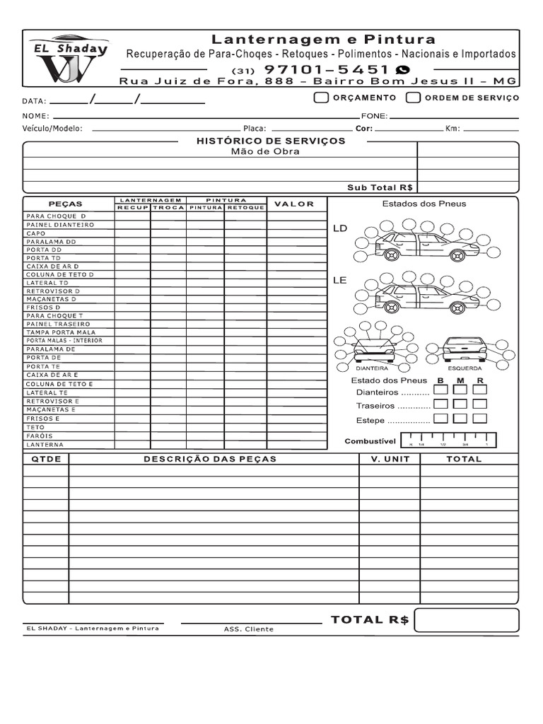 El Shaday - Blocos - 2025 | PDF