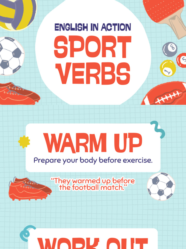 Essential Sport Verbs in English | PDF