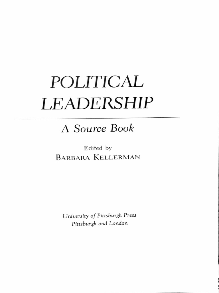 Political Leadership | PDF