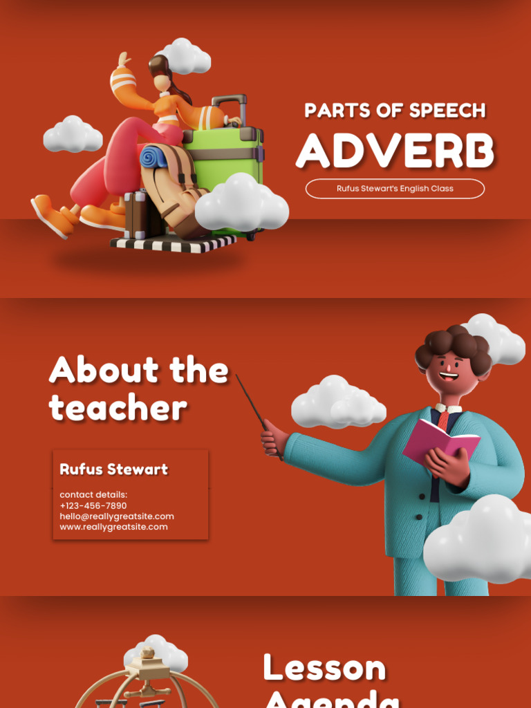 Parts of Speech Adverb | PDF | Adverb | Adjective