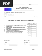 Contoh Set Latihan PSRA 2025 | PDF