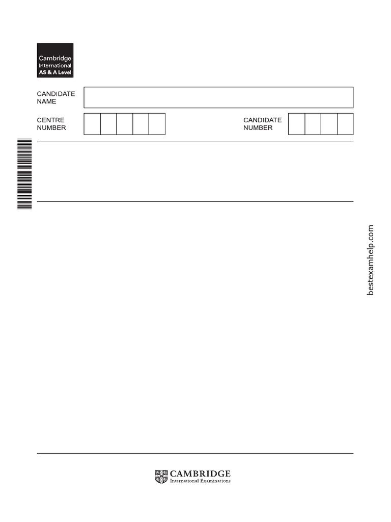 Cambridge International Advanced Subsidiary and Advanced Level | PDF ...