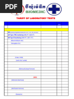 Labcorp Self Pay Pricing 2024 | PDF | Blood Plasma | Thyroid ...