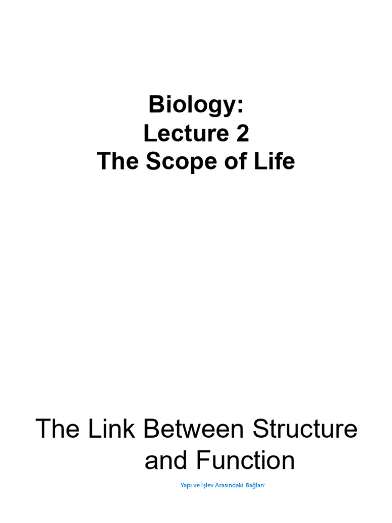 Biology The Scope of Life | PDF